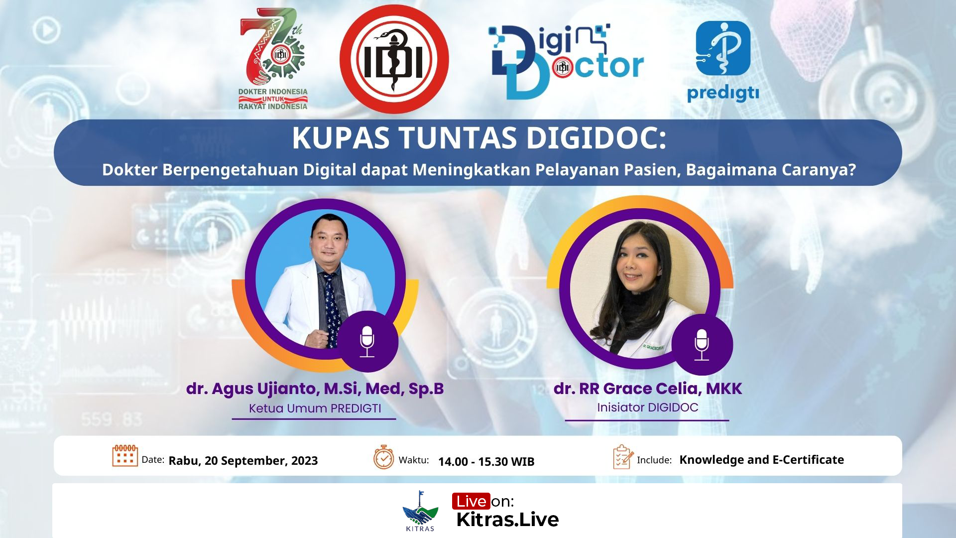 Login - Kupas Tuntas DIGIDOCTOR: Dokter Berpengetahuan Digital dapat Meningkatkan Pelayanan ...